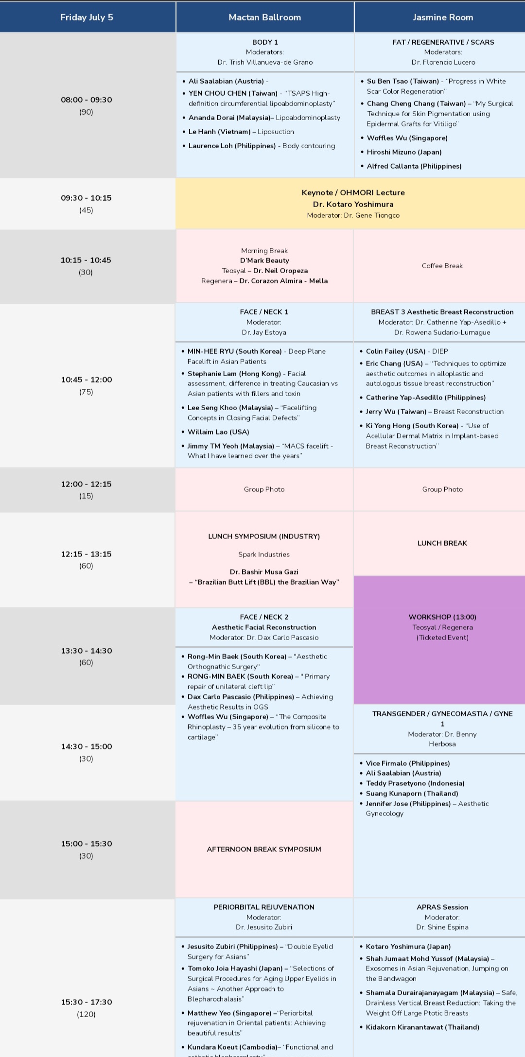Giving a Lecture in OSAPS 2024, Cebu - Deep Plane Facelift Dr. Min-Hee Ryu